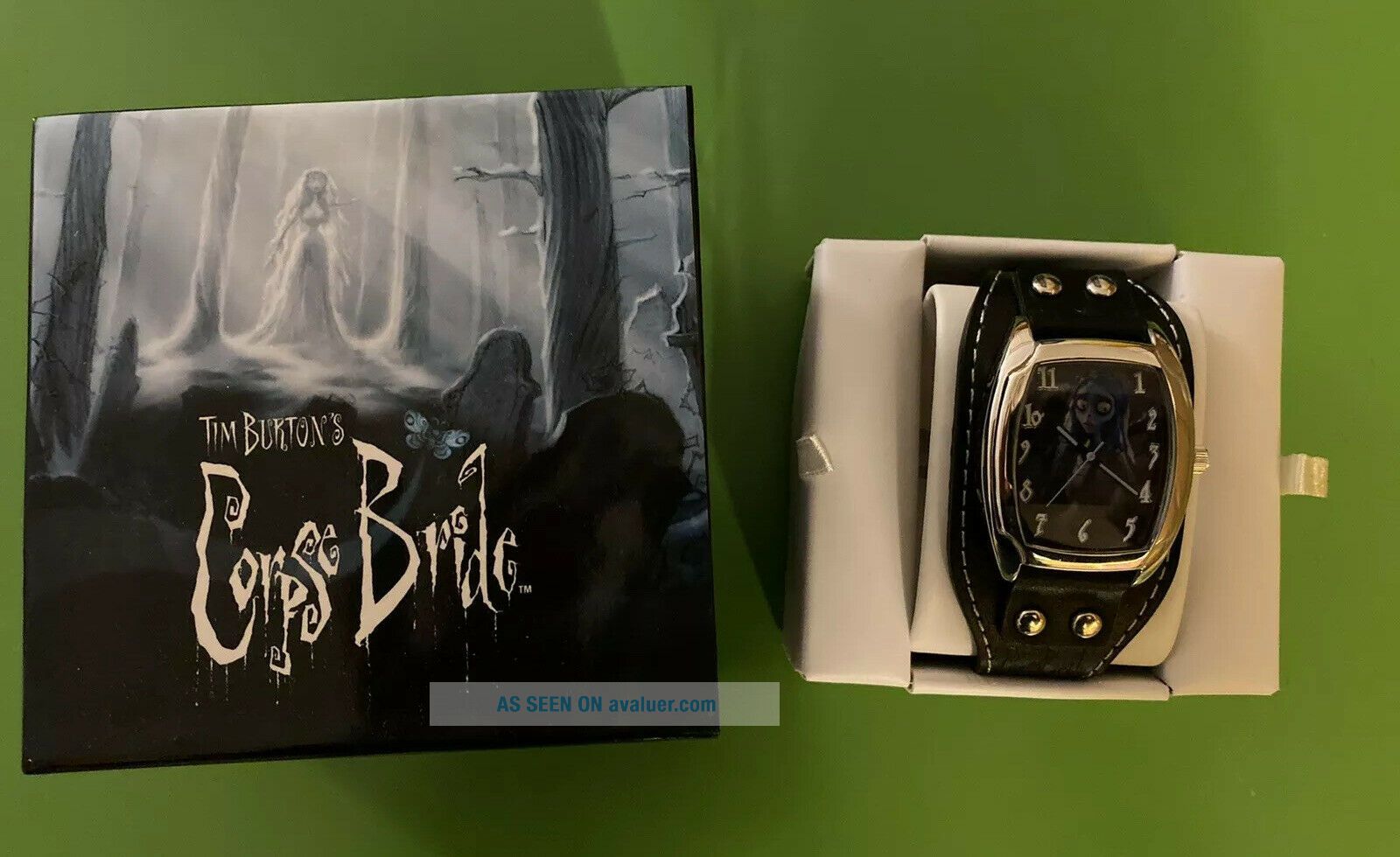 Rare Warner Bros Corpse Bride Wrist Watch Tim Burton Helena Bonham ...