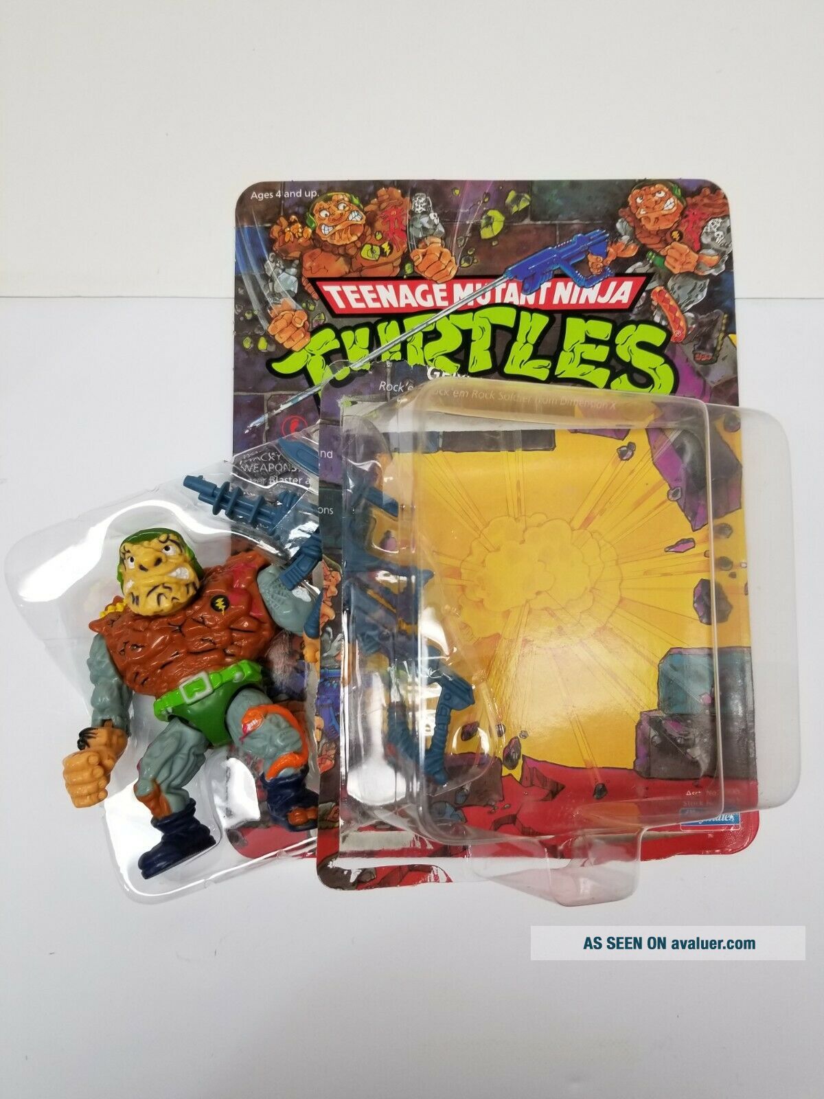 Vintage Teenage Mutant Ninja Turtles General Traag Complete Rare TMNT ...