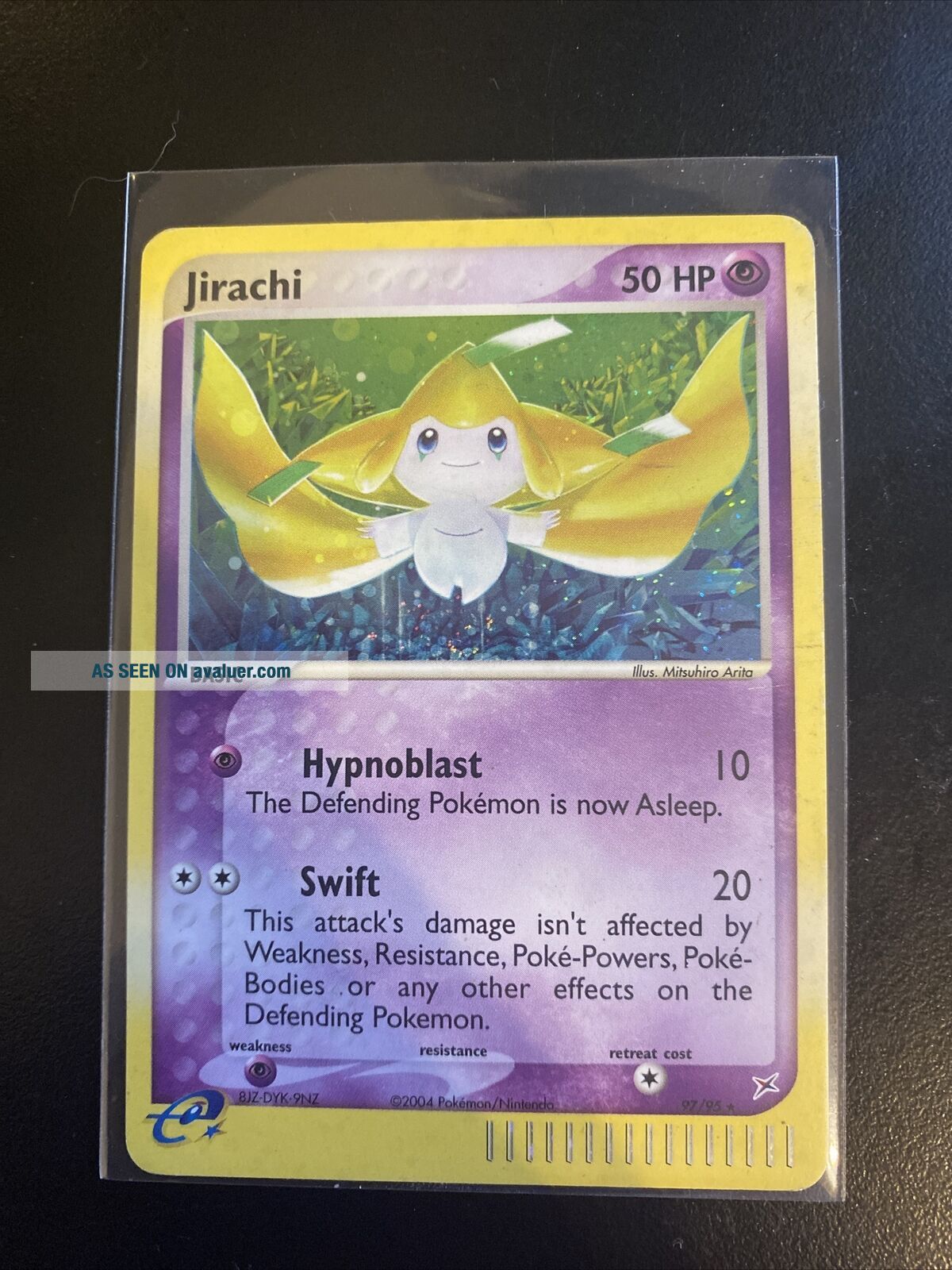 Jirachi 97/95 Team Magma V Team Aqua Secret Rare Holo Pokemon Card ...
