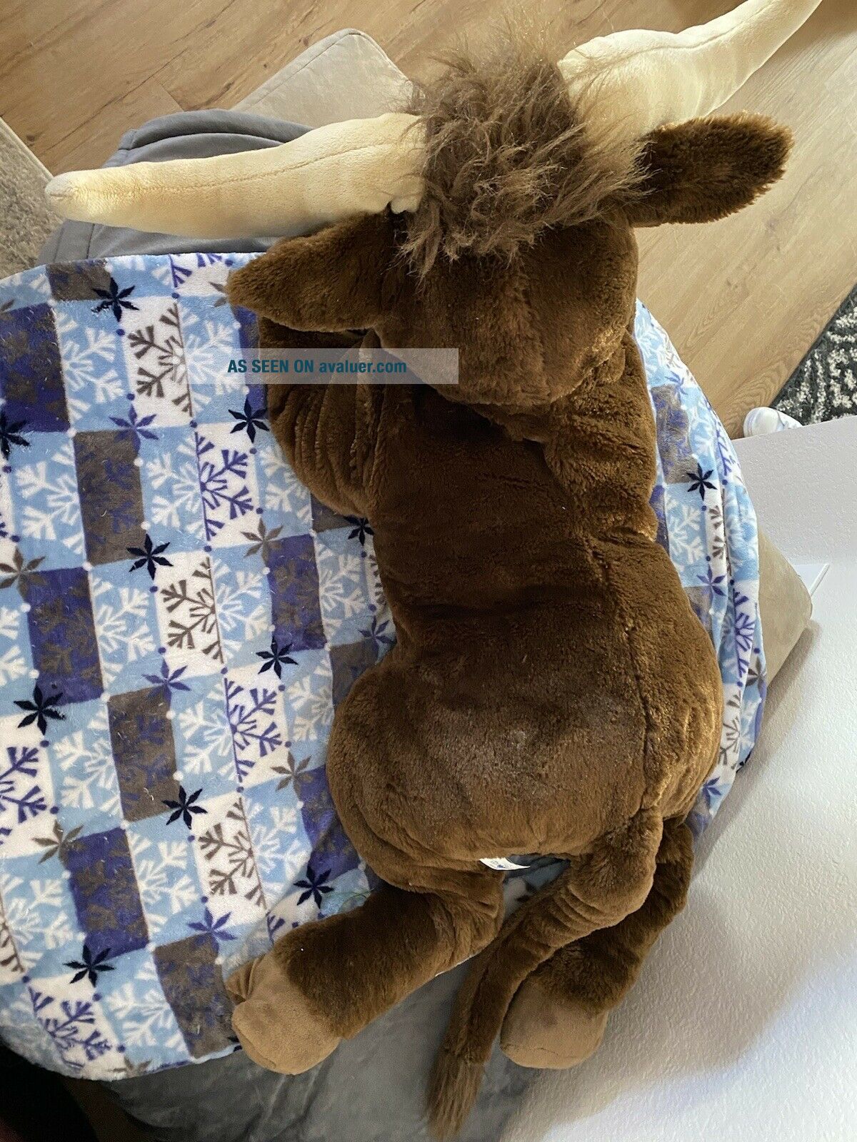Plush Stuffed Animal Giant Hug Fun XL Brown Large Toy Ox Limited ...