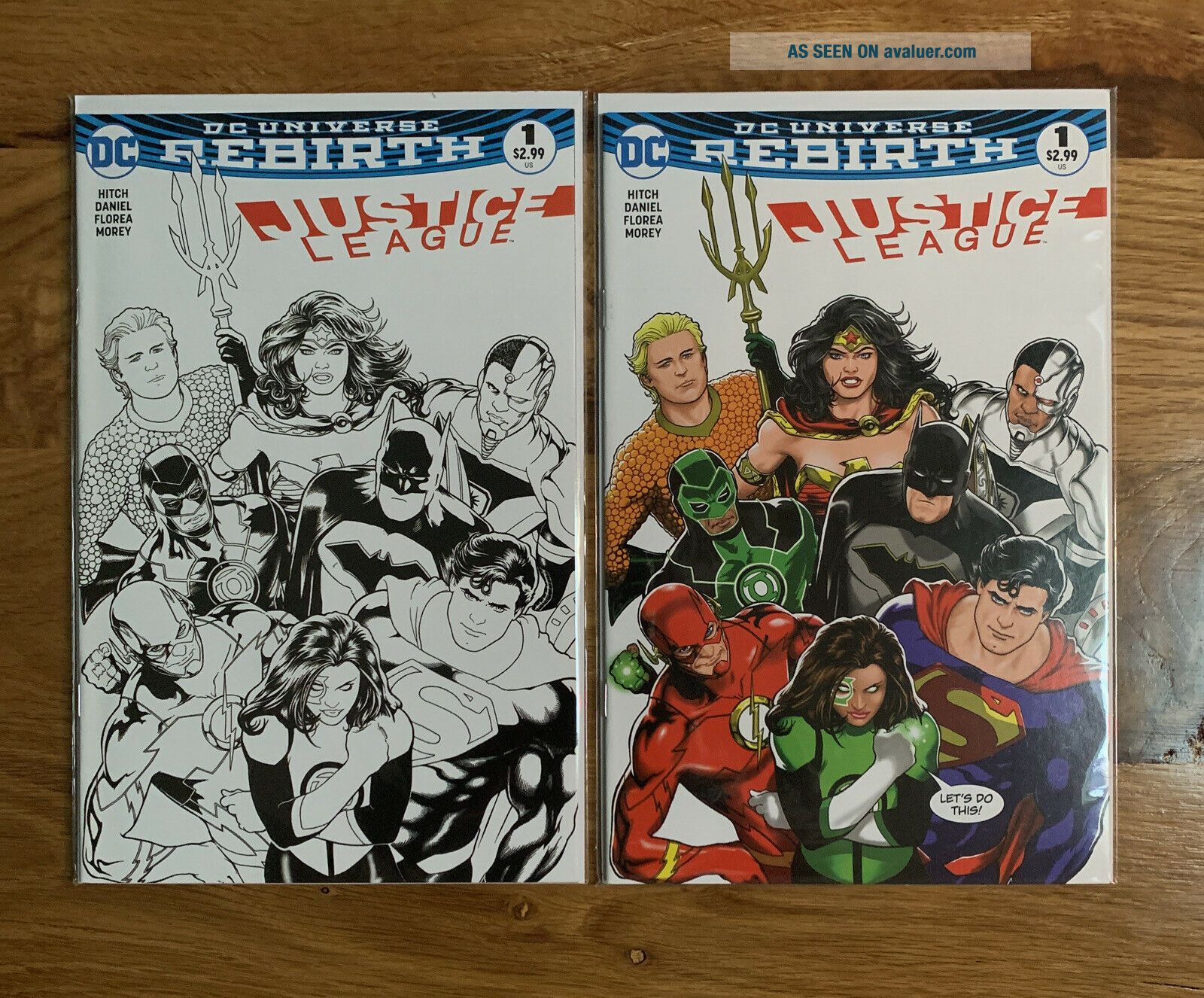 Justice League 1 Variant Kevin Maguire Cover DC Comics Universe Rebirth ...