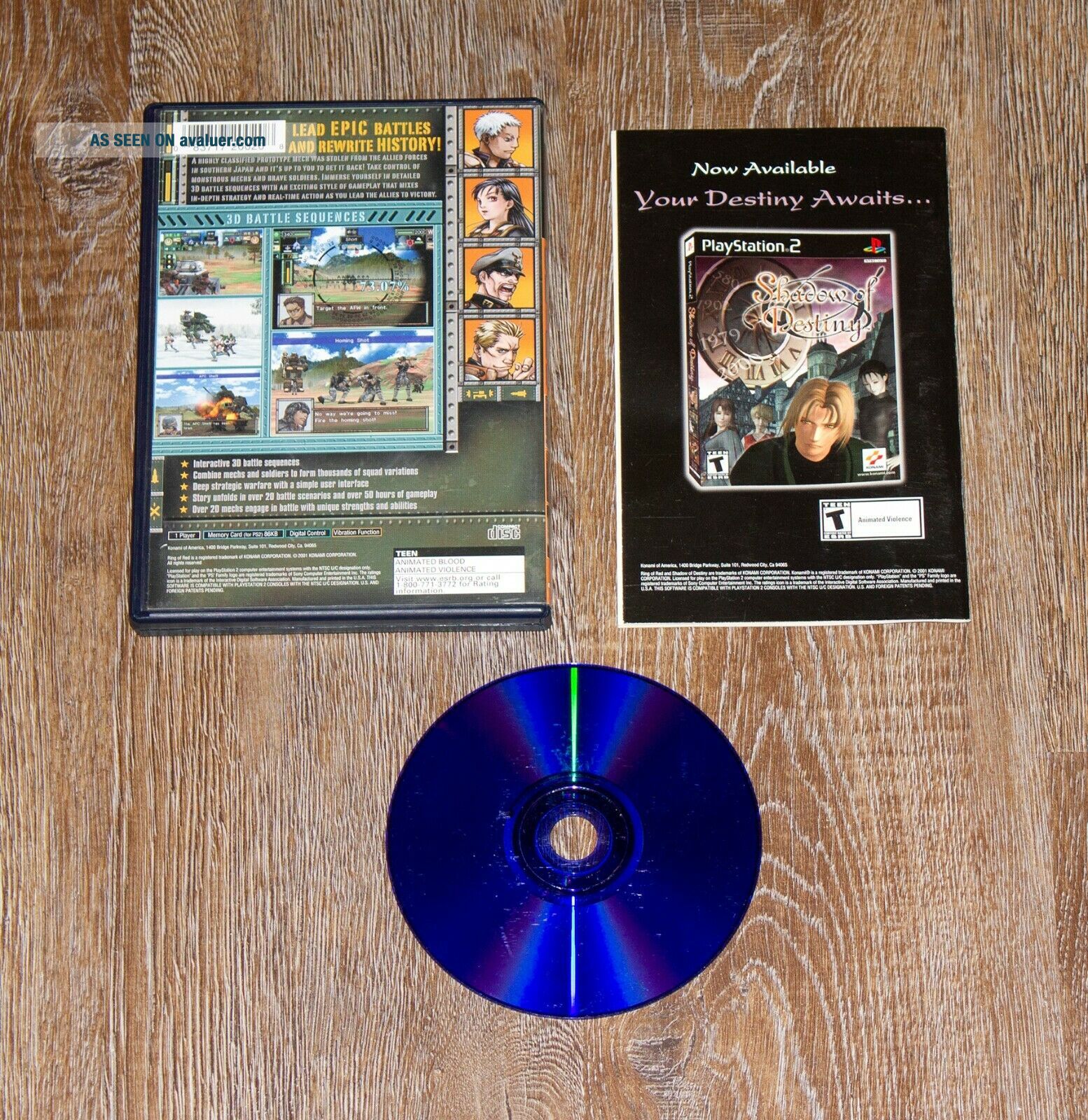 AUTHENTIC Ring Of Red (Sony PlayStation 2, 2001) Rare CIB & | #51771250