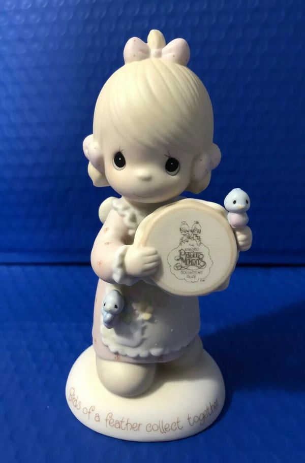 PM Precious Moments E - 0006 “Birds Of A Feather Collect Together” 1986 ...