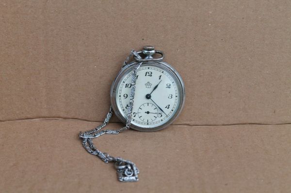 Vintage Old German Made Thiel Pocket Watch Clock | #51899274