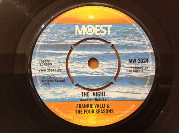 FRANKIE VALLI & THE FOUR SEASONS - 1972 Vinyl 45rpm 7 - Single - THE ...
