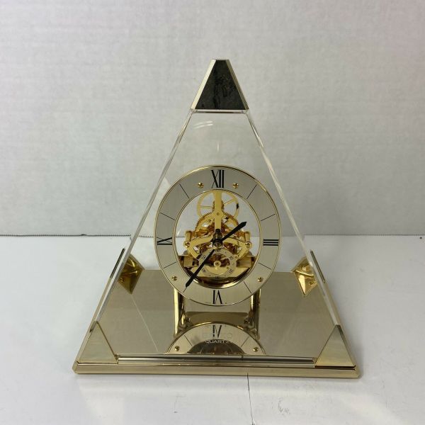 Vintage Seiko SEIKOSHA Triangle Quartz Pyramid Mantle Table Clock ...