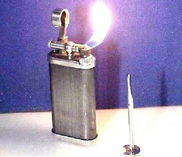 Vtg Im - CORONA Oldboy Pocket Pipe Lighter, Built In TAMPING TOOL For ...