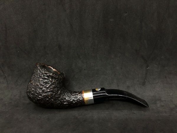 Italian Estate Aldo Velani Ultima By Barontini Sandblast Bent Pot Pipe ...