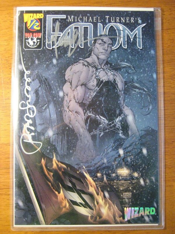 Wow FATHOM 1/2 2X SIGNED MICHAEL TURNER & PETER STEIGERWALD | #52080157