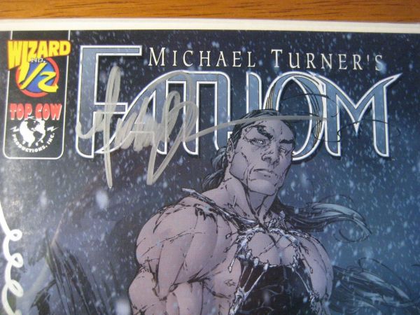 Wow FATHOM 1/2 2X SIGNED MICHAEL TURNER & PETER STEIGERWALD | #52080157