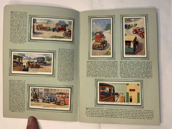 Vintage Wills Cigarette Cards An ALBUM Road SAFETY FIRST GB Complete ...