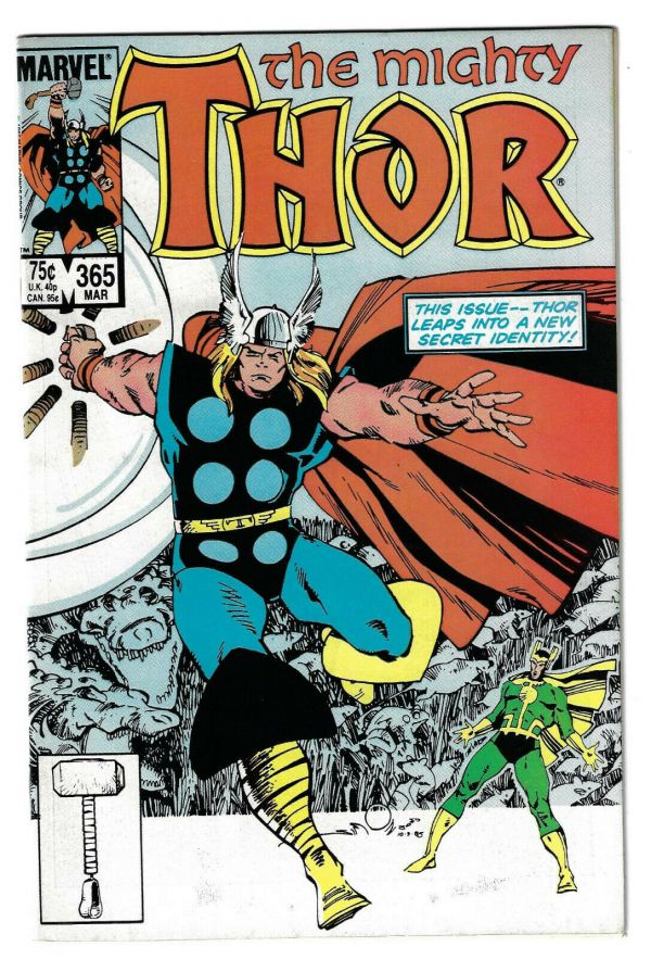 THOR 365 1986 FIRST FULL APPEARANCE OF THROG, THOR AS A FROG BY WALT ...