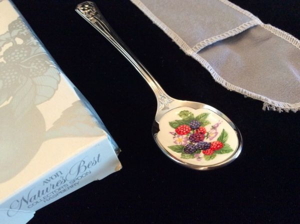 AVON Nature’s Best Collectors Spoon “Raspberry” Stainless SHIPS | #52167284