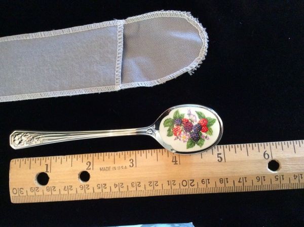AVON Nature’s Best Collectors Spoon “Raspberry” Stainless SHIPS | #52167284