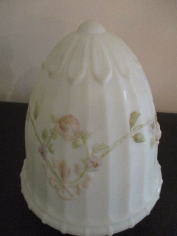 Antique Hanging Pendant Art Glass Shade Ceiling Light Hall Lamp Porch ...