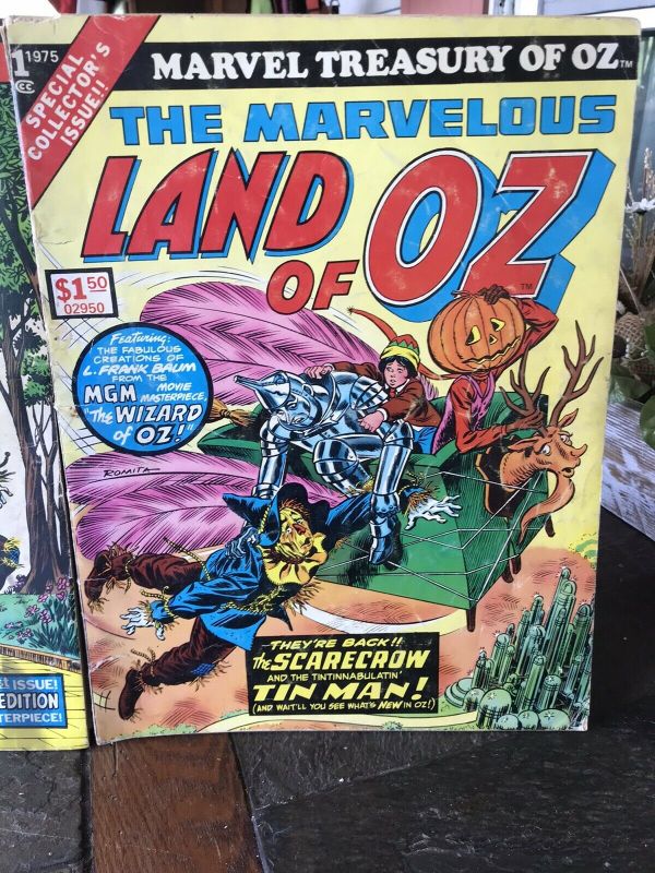 Marvel & DC MGM The Marvelous Land Of Oz (1975) & The Wizard Of Oz ...