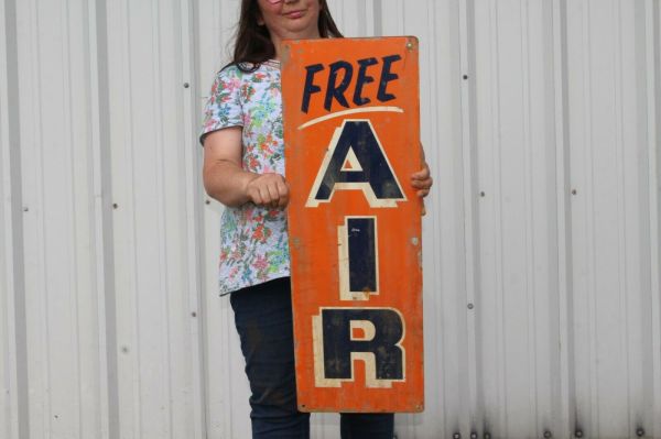 Vintage Air Gas Station Eco Tire Air Meter Pump 32 " Metal Sign | #52494304