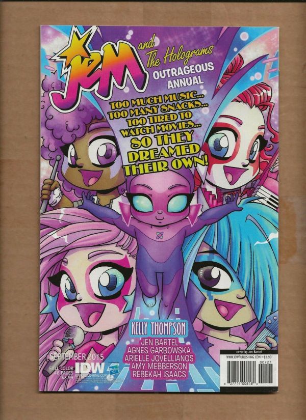 JEM AND THE HOLOGRAMS 7 JEN BARTEL VARIANT COVER IDW | #52267140