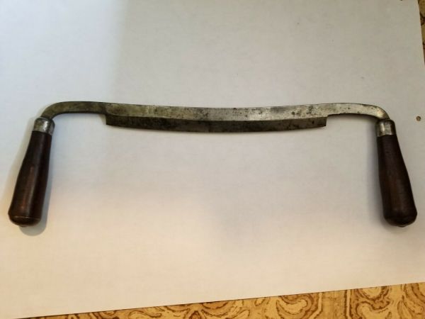 Vintage D R Barton 10 " Inch Draw Knife Near Full Blade | #52541712