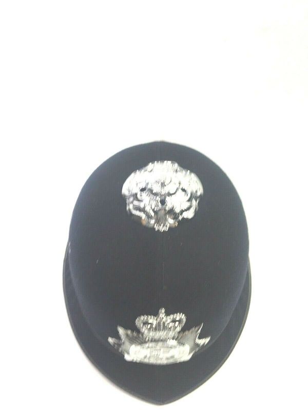 British Police Bobby Christy Custodian Sussex Constabulary Hat Helmet ...