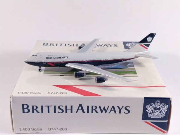 BRITISH AIRWAYS Landor Boeing 747 - 200 Metal Model 1:400 Scale Big ...