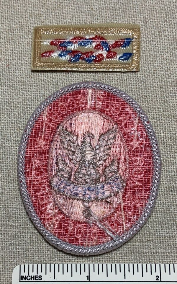 1990s EAGLE SCOUT Rank Award Badge & SQUARE KNOT PATCHES Uniform Patch ...