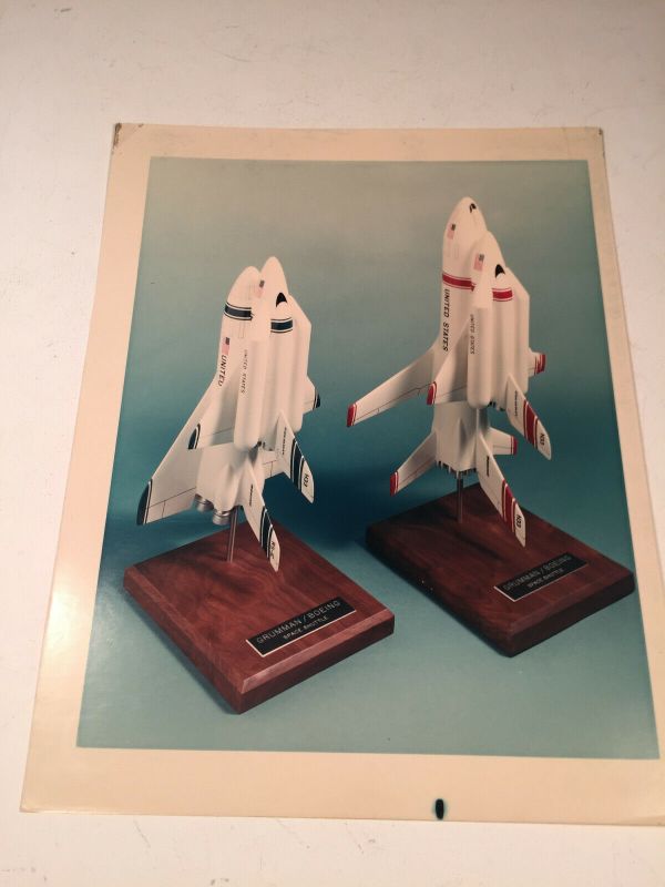 Nasa Photo Space Shuttle Prototypes Model Photo Boeing Grumman Proposal ...
