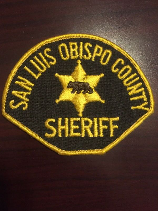 Old Style San Luis Obispo County California Sheriff Police Patch ...