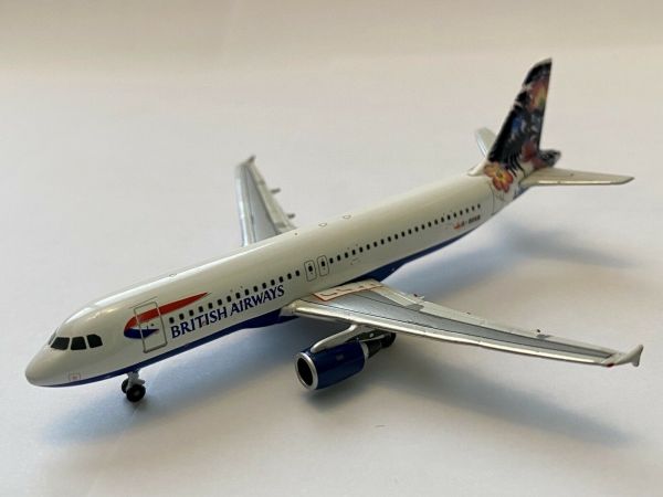 1:400 CUSTOM British Airways A320 G - BUSB ‘Poland Utopia Tailfin ...