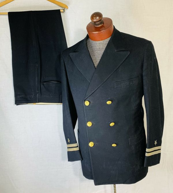 WWII WW2 USN Vintage Named Navy Dress Uniform Aviator Naval Pilot W ...