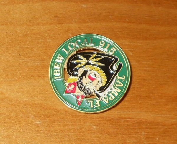 Tampa Florida IBEW Lapel Pin Local 915 International Electrical Workers ...