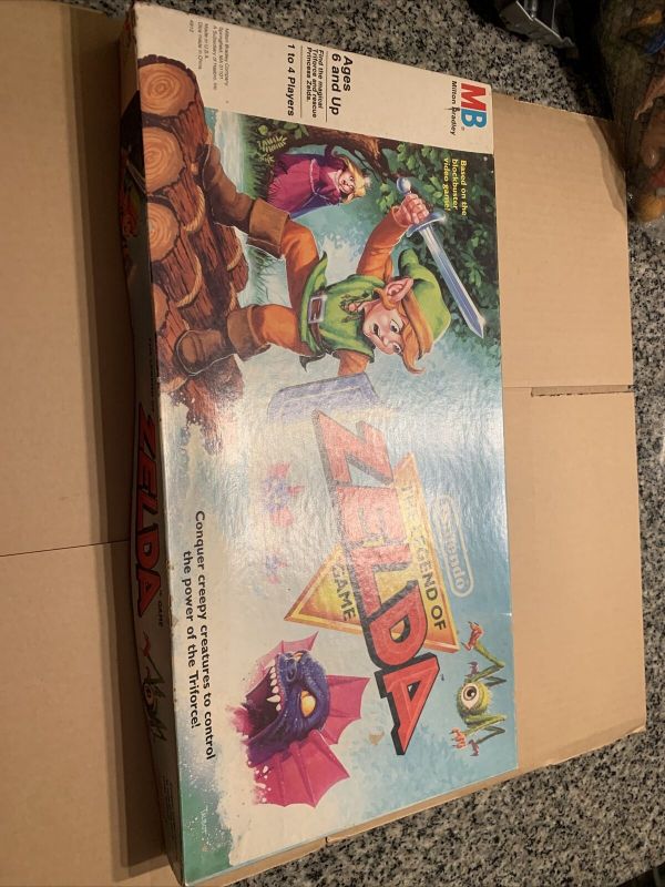 Vintage Milton Bradley The Legend Of Zelda Board Game Nintendo 80s 90 ...