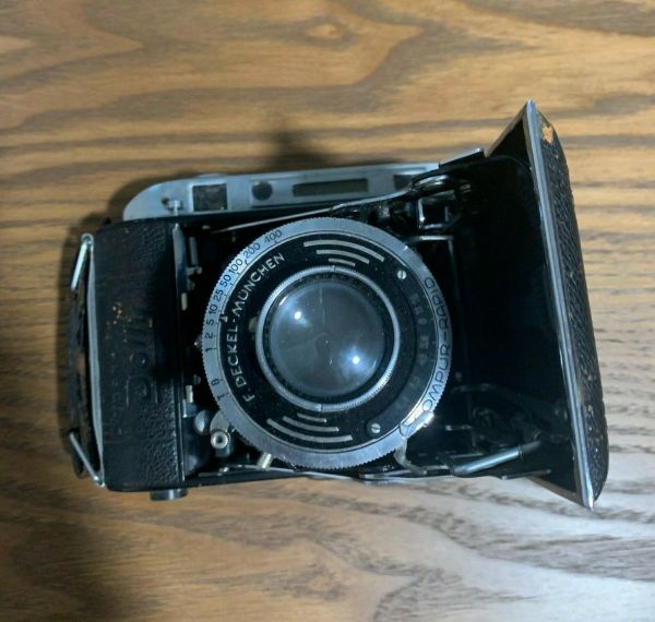 Vintage 1930s German F. Deckel Munchen Compur Folding Camera | #52845938