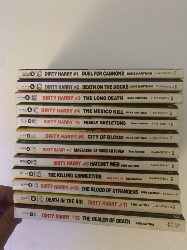 VINTAGE CLINT EASTWOOD DIRTY HARRY SC BOOKS COMPLETE SET OF 12 - VGC ...