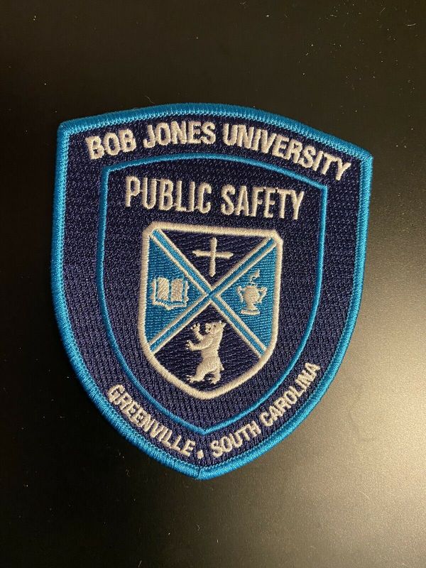 Bob Jones University South Carolina SC Police Patch | #52680491