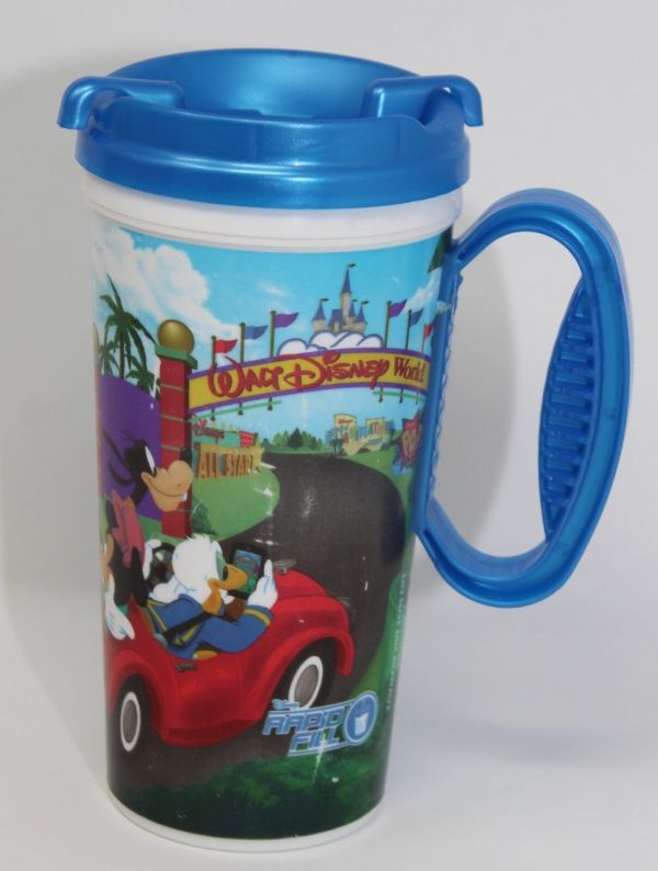 Walt Disney World Rapid Fill Mug Blue Lid WDW Resort Insulated ...