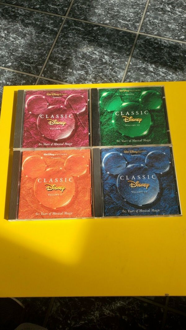 Classic Disney 3 CD Set 60 Years Of Musical Magic Movie Songs Tunes ...