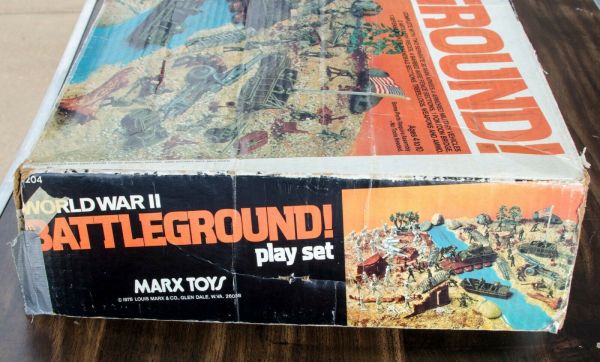 Vintage Marx World War II Battleground Playset 4204 1978 Made In USA ...
