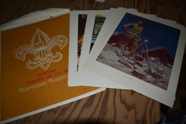 SET OF 10 NORMAN ROCKWELL BOY SCOUT PRINTS A SET OF 10 ALL FRAMABLE IN ...