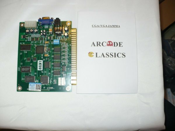 BLEE Classical Arcade Video Game 60 In 1 PCB Jamma Board For CGA VGA ...