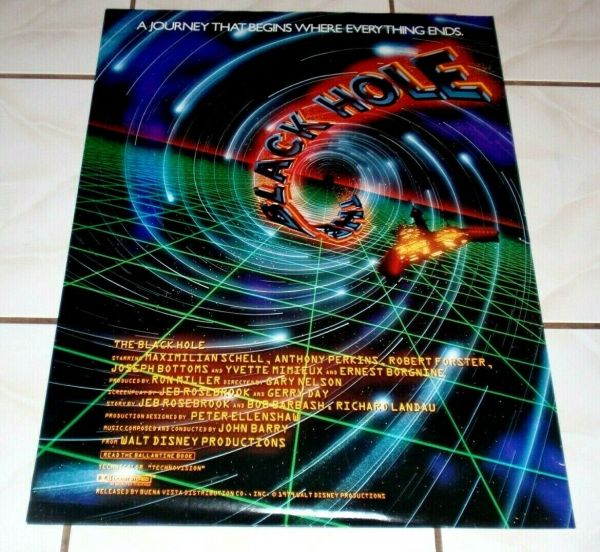 1979 WALT DISNEY THE BLACK HOLE DISNEYLAND CAST POSTER | #52844571
