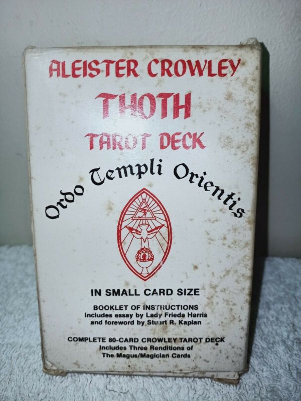 Vintage 1987 Thoth Tarot Deck - Ordo Templi Orientis By Aleister ...