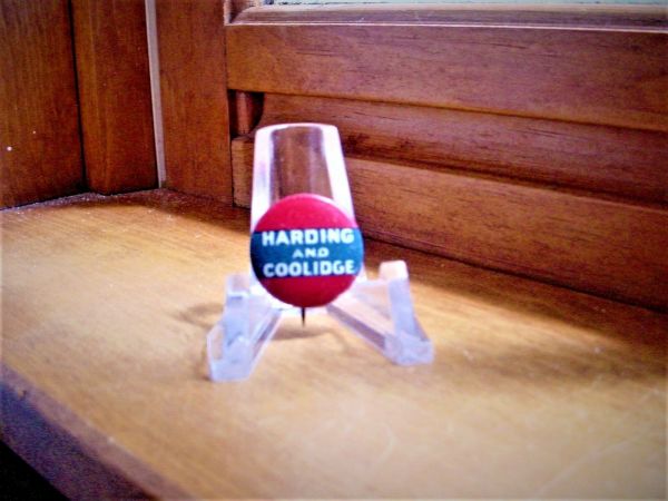 1920 Harding And Coolidge For President Campaign Pinback Button | #52898092