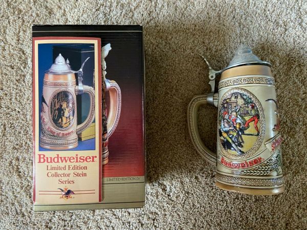 Budweiser Limited Edition Collector Stein N Series 14896 (, Org. Box ...