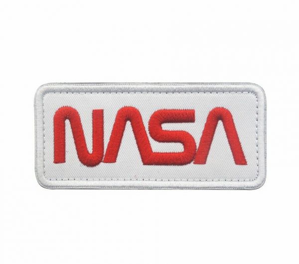 NASA Worm Logo US Astronaut Space Embroidered Patch Tactical Hook Loop ...