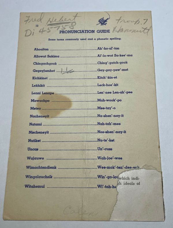 Vigil Ceremony Order Of The Arrow WWW Pamphlet Boy Scout October 1960 ...