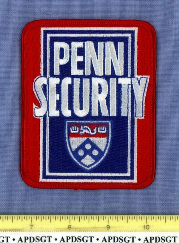 UNIVERSITY Of PENNSYLVANIA SECURITY DPS State School Campus Police ...
