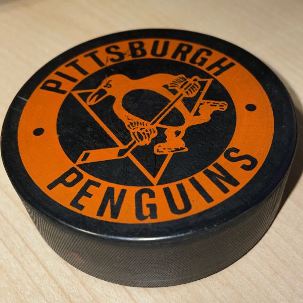 Vintage NHL Pittsburgh Penguins Duke Beer Practice Puck Game 1970’s ...