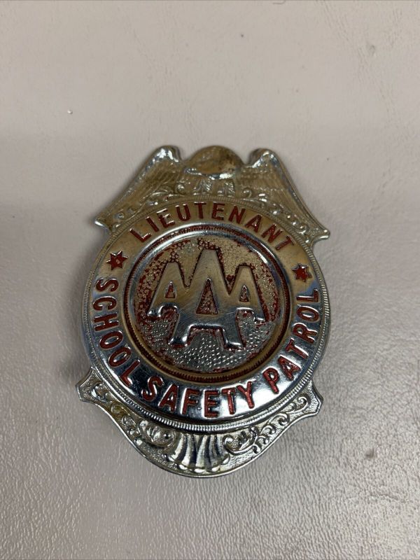 Old AAA Lieutenant School Safety Patrol Badge Grammes Allentown Pa ...