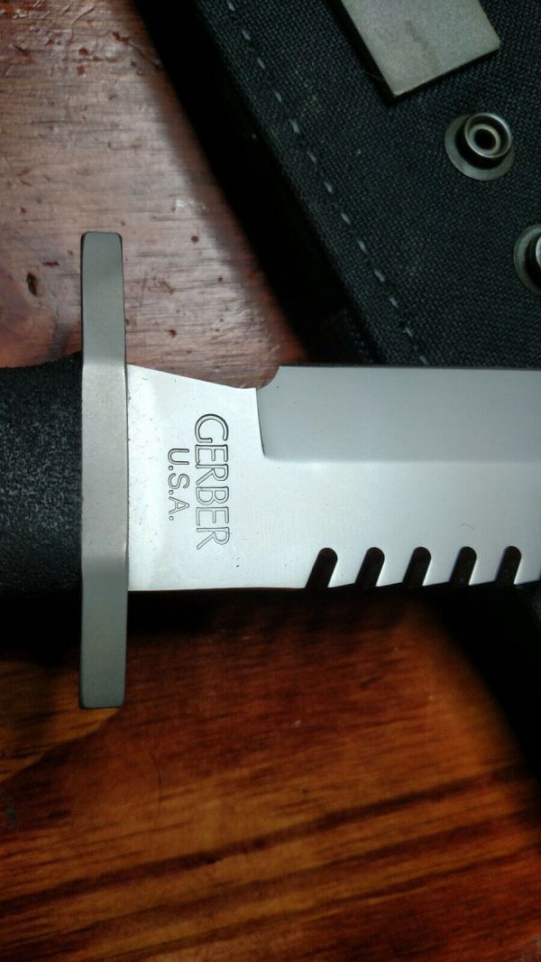GERBER USA BMF TACTICAL SURVIVAL KNIFE W/ Sheath | #53061015